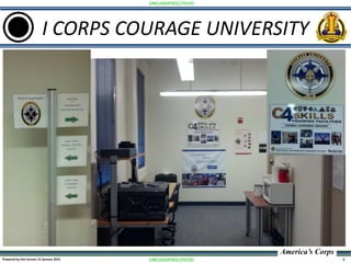 I corps courage university welcome brief | PPTX