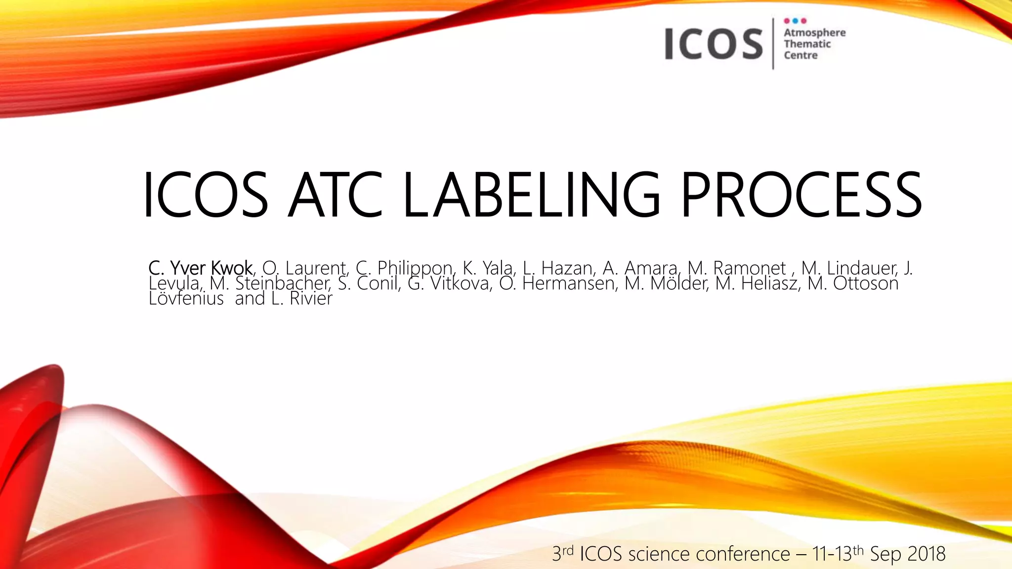 ICOS ATC Labeling Process | PPTX