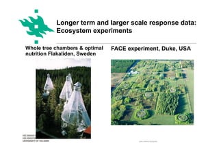 Significance of long-term environmental and physiological records for ...