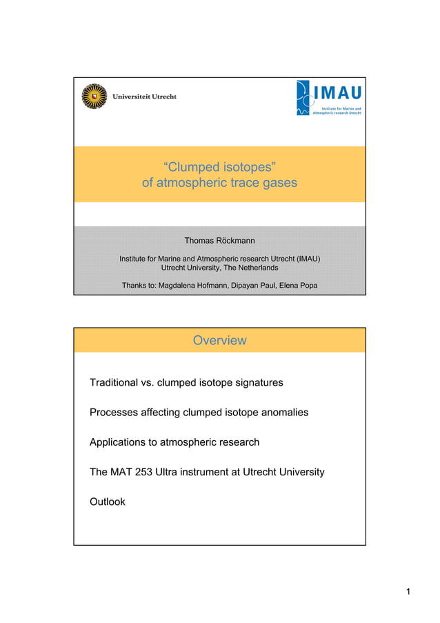 “Clumped isotopes” of atmospheric trace gases | PDF