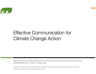 Effective Communication for Climate Change Action | PPT