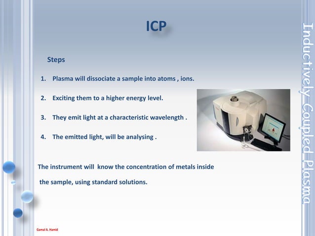 inductively coupled plasma ICP techniques & applications | PPTX ...