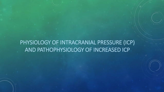 essentials of intracranial pressure (ICP) | PPTX | Brain and Nervous ...