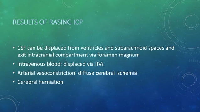 essentials of intracranial pressure (ICP) | PPTX | Brain and Nervous ...