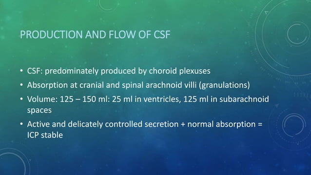 essentials of intracranial pressure (ICP) | PPTX | Brain and Nervous ...