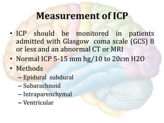 INCREASED INTRACRANIAL PRESSURE | PPTX