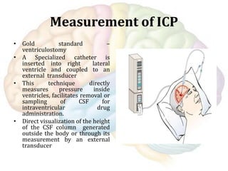 INCREASED INTRACRANIAL PRESSURE | PPTX