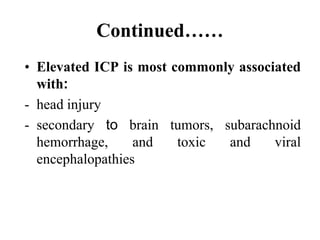 PathoPhysiology of Intra cranial pressure.pptx