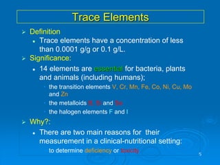 Trace Minerals Definition
