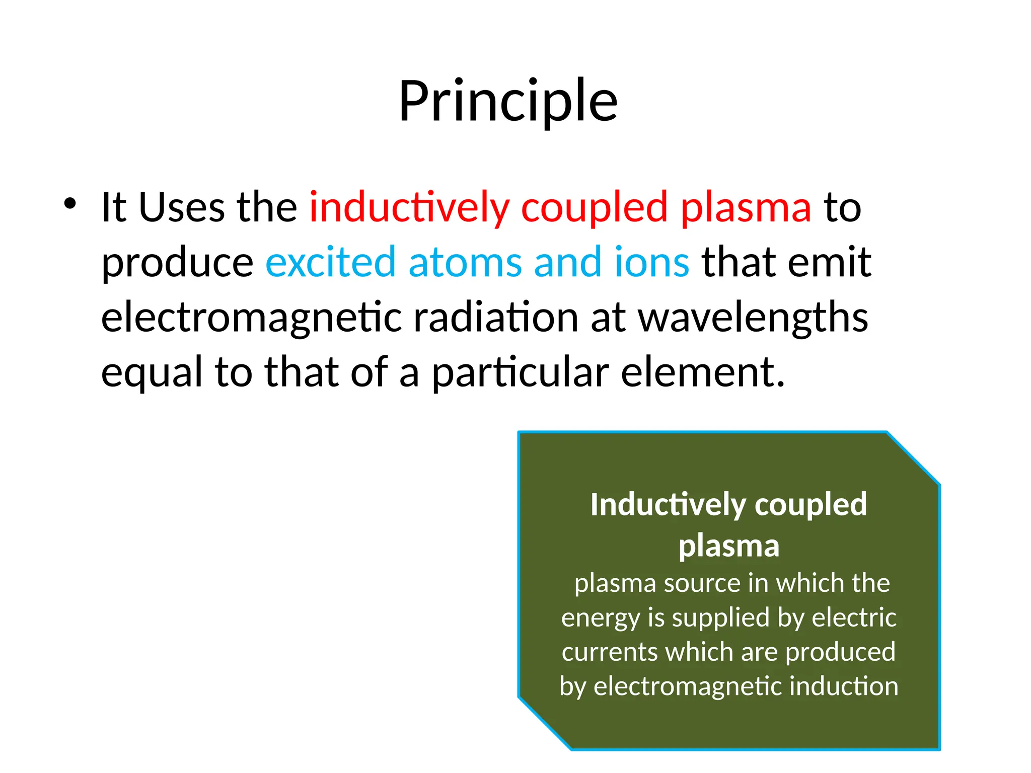 ICP-AES.pptx inductively coupled plasma emission | PPTX