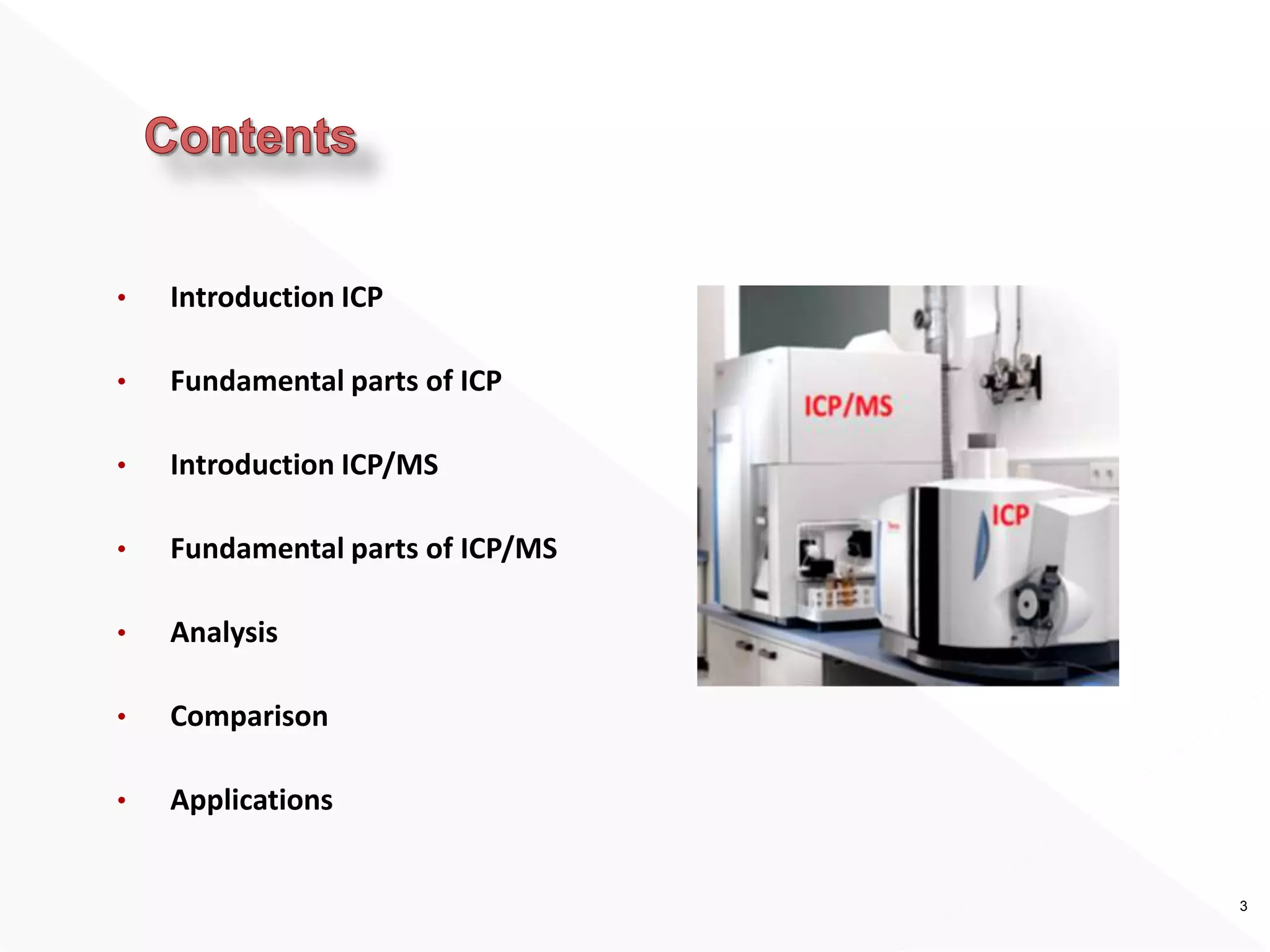 ICP - ICP/MS comparison | PPT