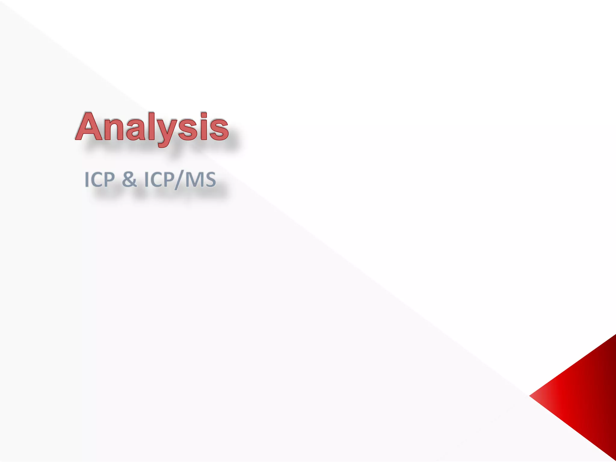 ICP - ICP/MS comparison | PPTX