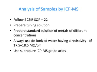 Icp ms | PPT