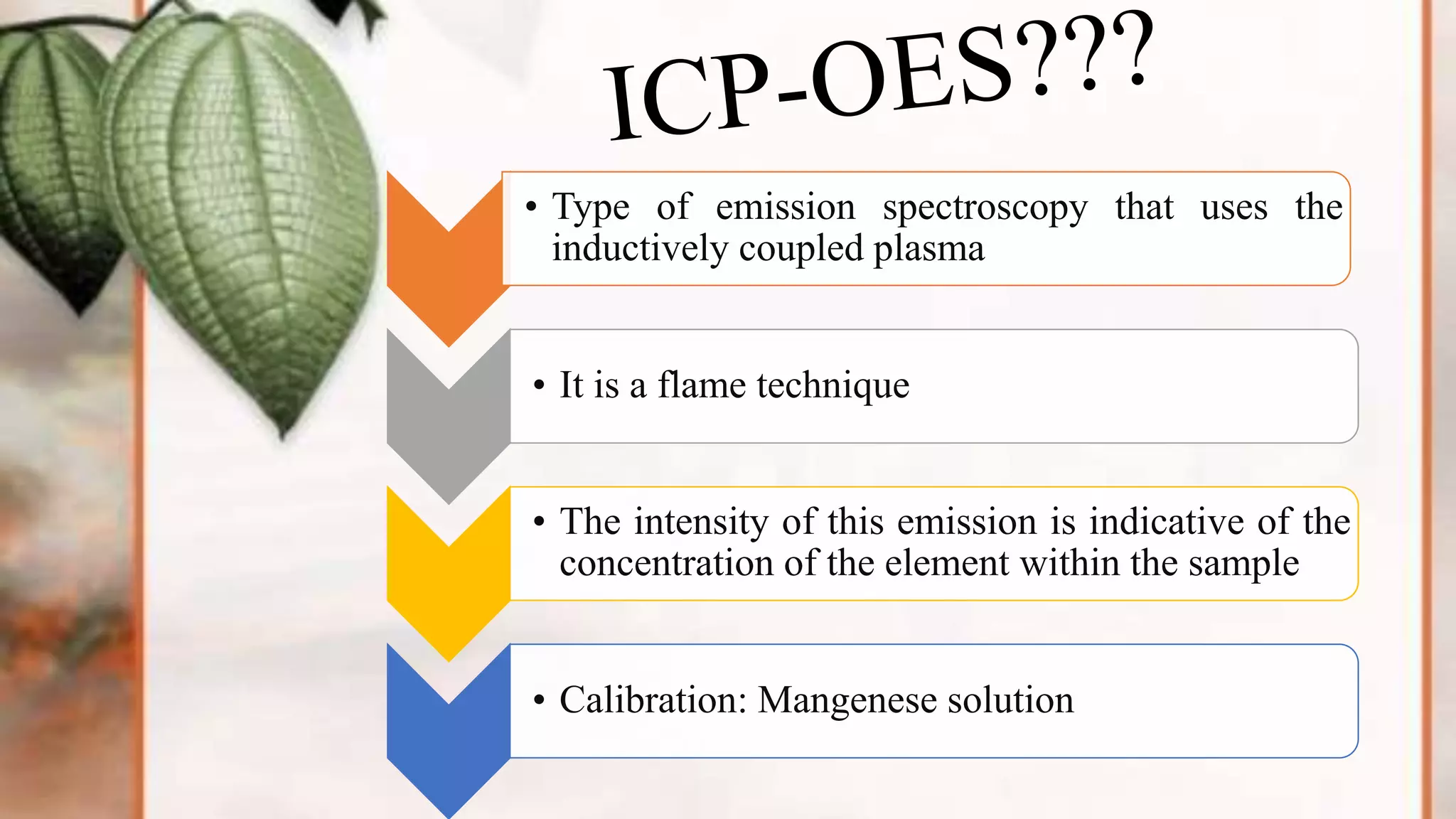 Icp oes | PPTX