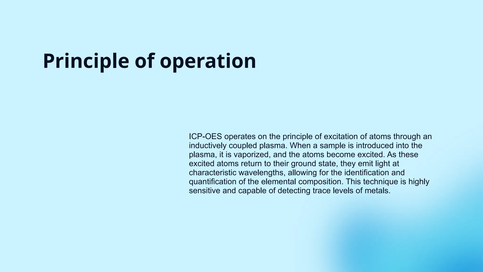 ICP-OES.pptxInductively Coupled Plasma Optical Emission Spectroscopy ...