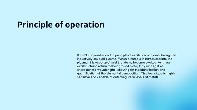 ICP-OES.pptxInductively Coupled Plasma Optical Emission Spectroscopy ...