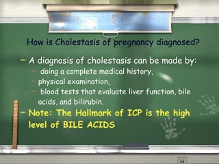 Intrahepatic Cholestasis of Pregnancy | PPT
