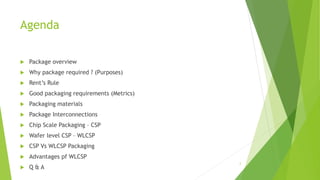 OVERVIEW OF IC PACKAGING | PDF