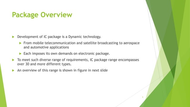 OVERVIEW OF IC PACKAGING | PDF | Computer Peripherals | Computing