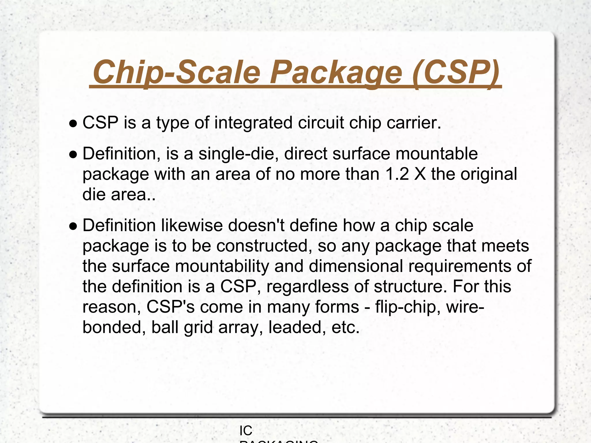 packaging types | PDF