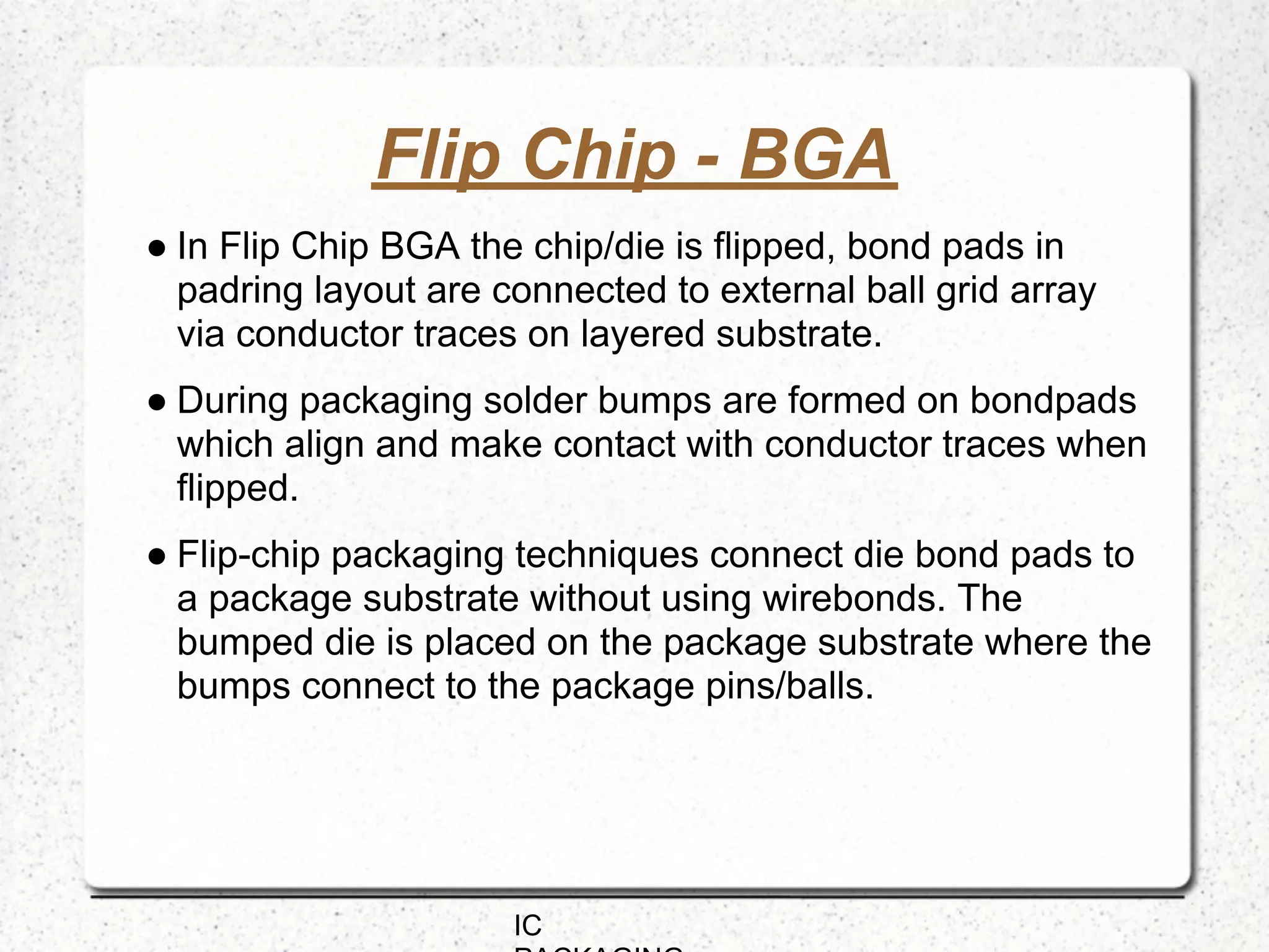 IC Packaging | PDF