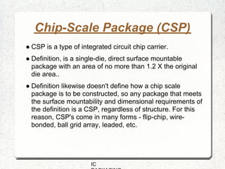 IC Packaging | PDF