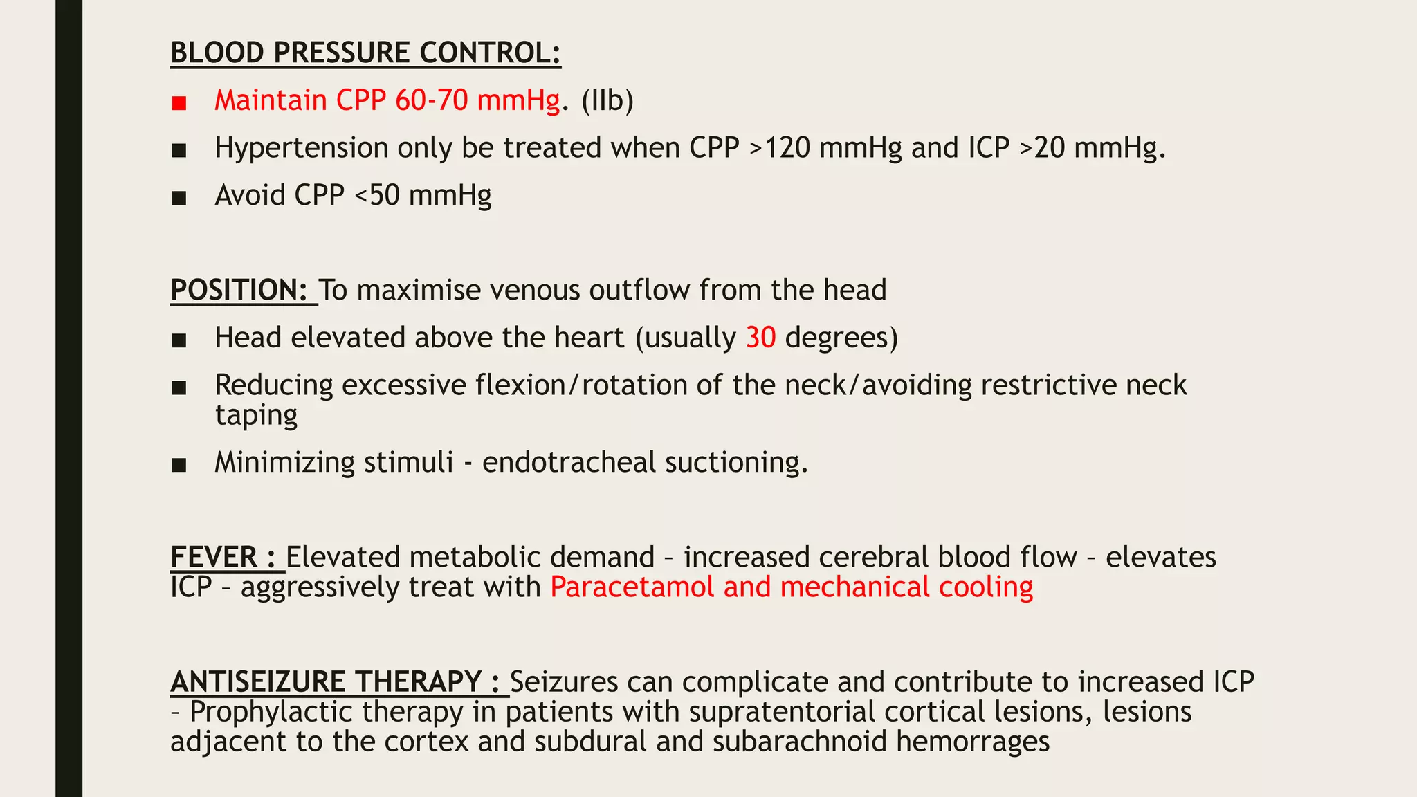 ICP control and CSF drainage - Final.pptx | Death, Injury, or Military ...