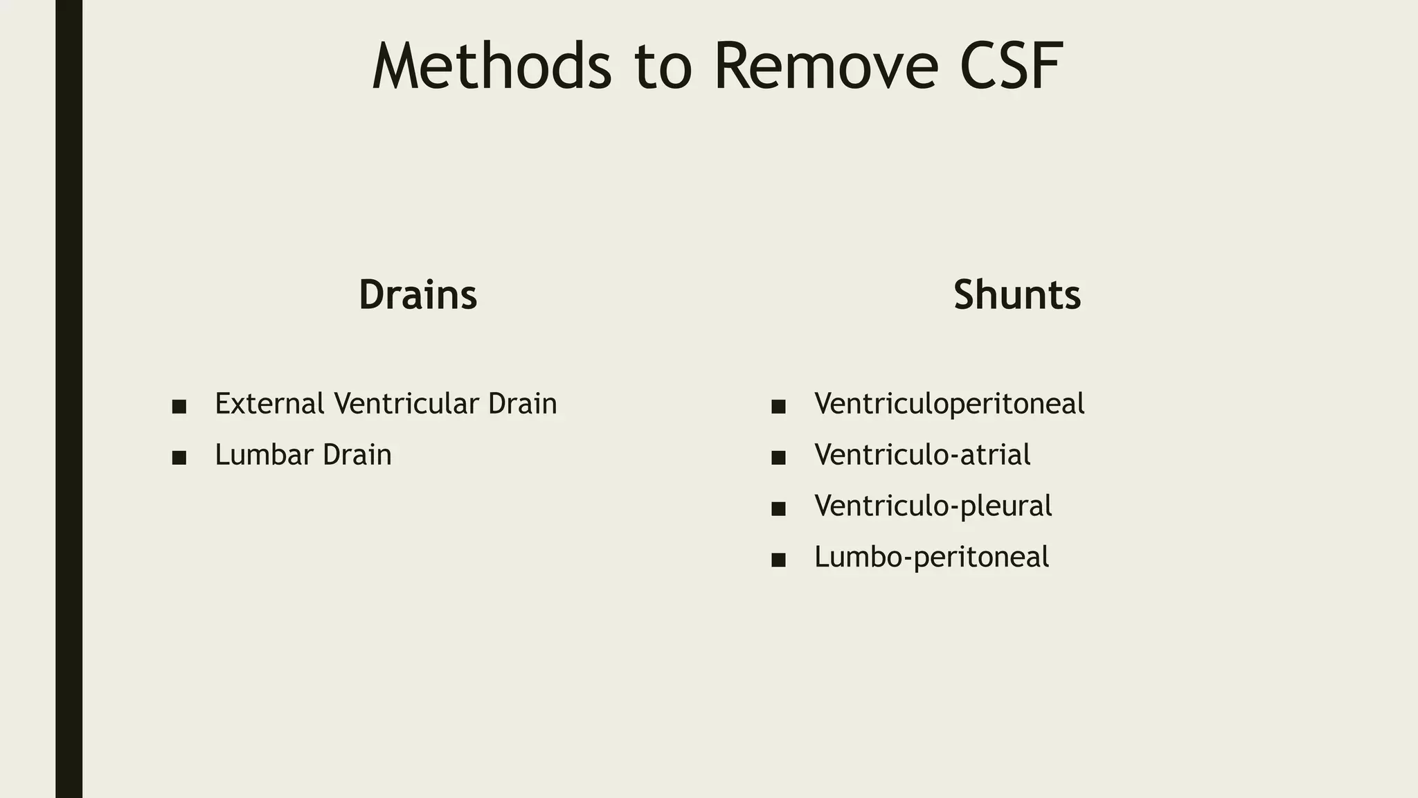 ICP control and CSF drainage - Final.pptx | Death, Injury, or Military ...