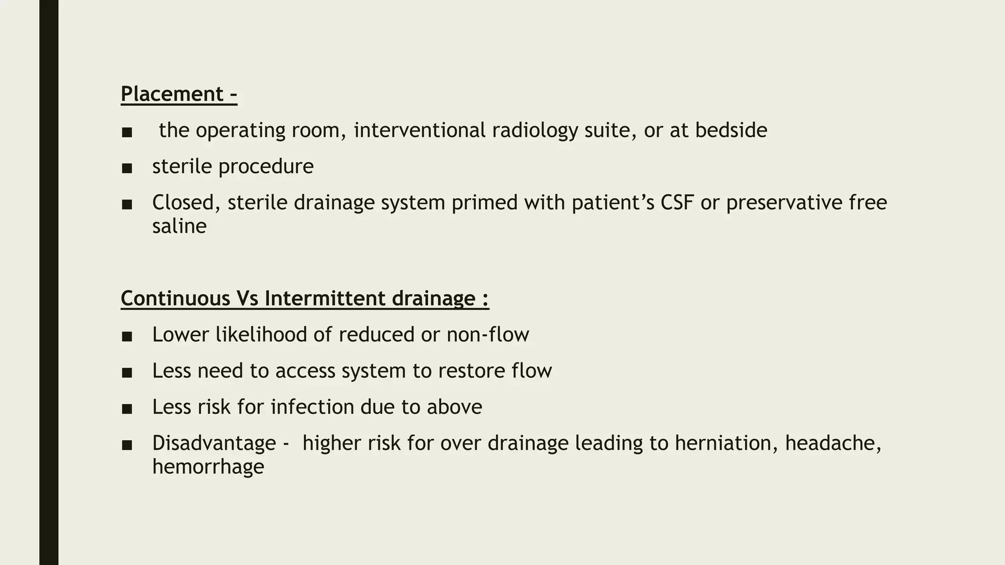 ICP control and CSF drainage - Final.pptx | Death, Injury, or Military ...
