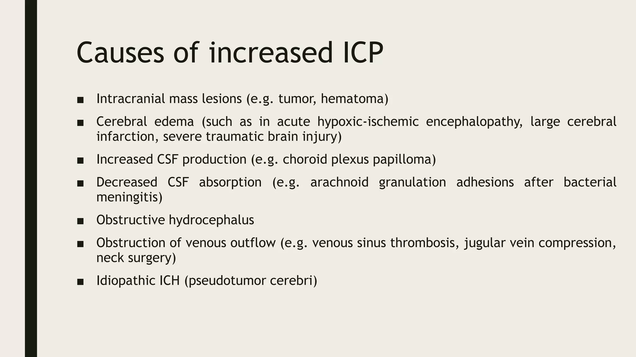 ICP control and CSF drainage - Final.pptx | Death, Injury, or Military ...