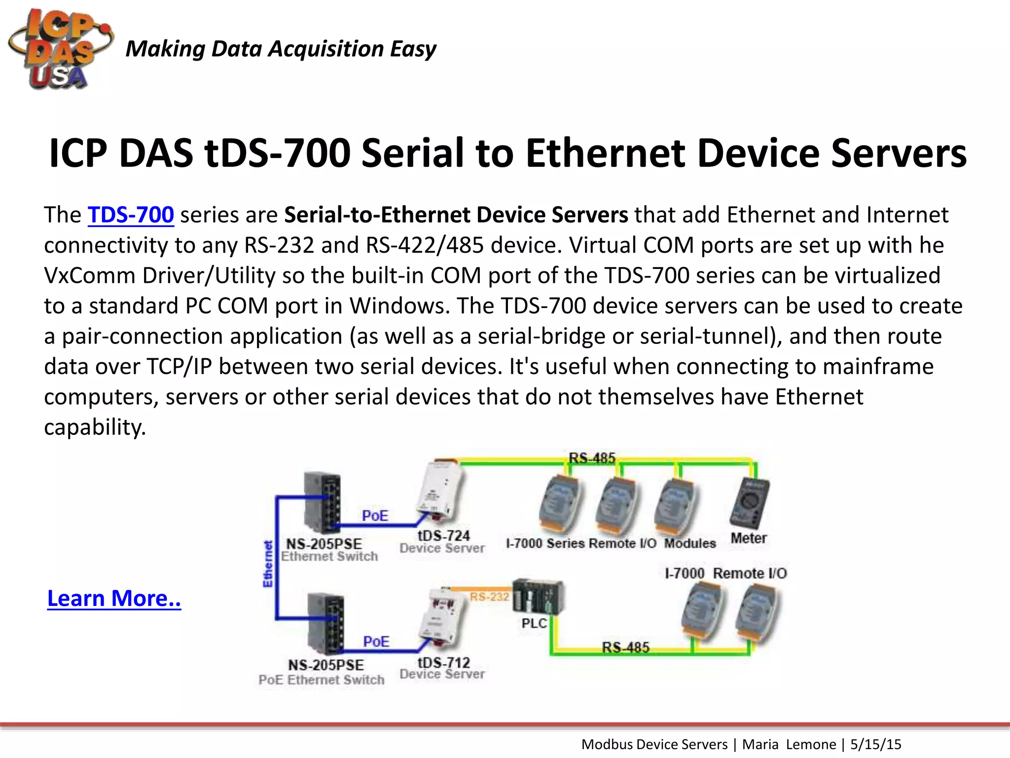Introduction To Modbus To Ethernet Device Servers And Modbus Tcp To Rtu