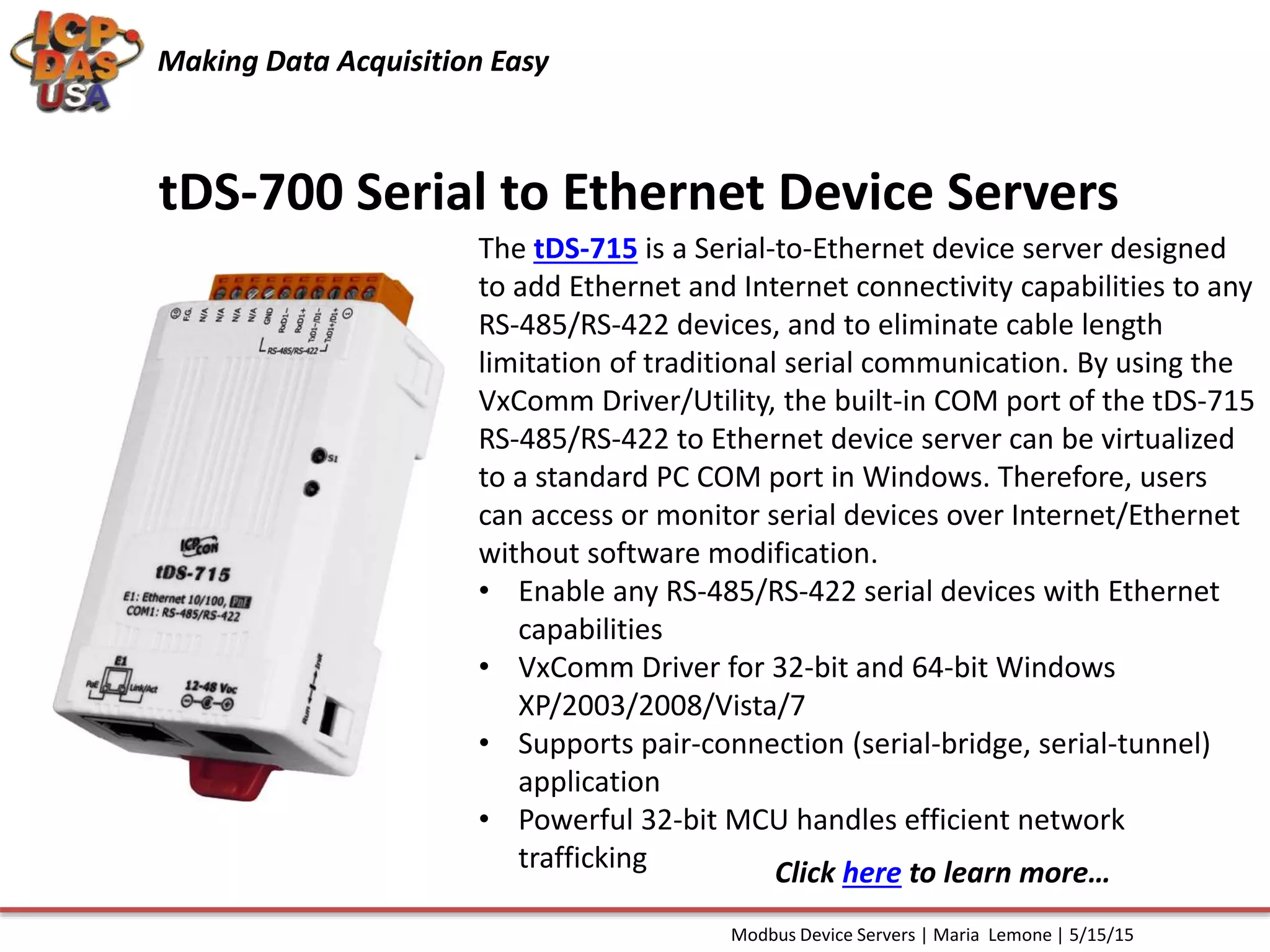 Introduction To Modbus To Ethernet Device Servers And Modbus Tcp To Rtu