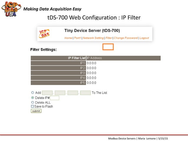 Introduction To Modbus To Ethernet Device Servers And Modbus Tcp To Rtu Gateways Pptx