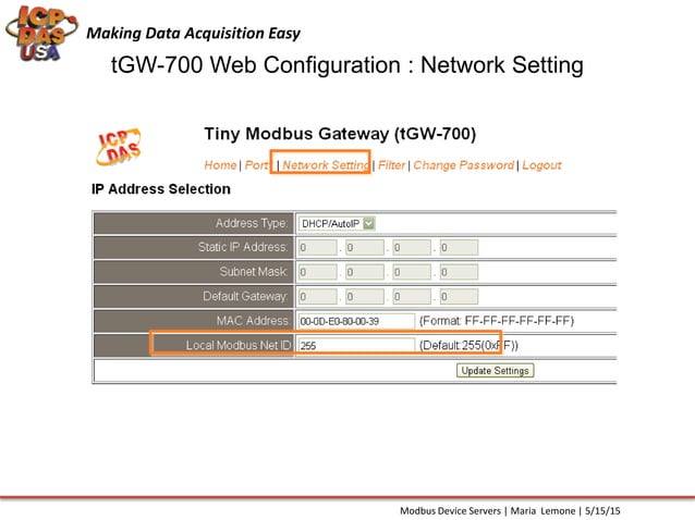Introduction To Modbus To Ethernet Device Servers And Modbus Tcp To Rtu Gateways Pptx