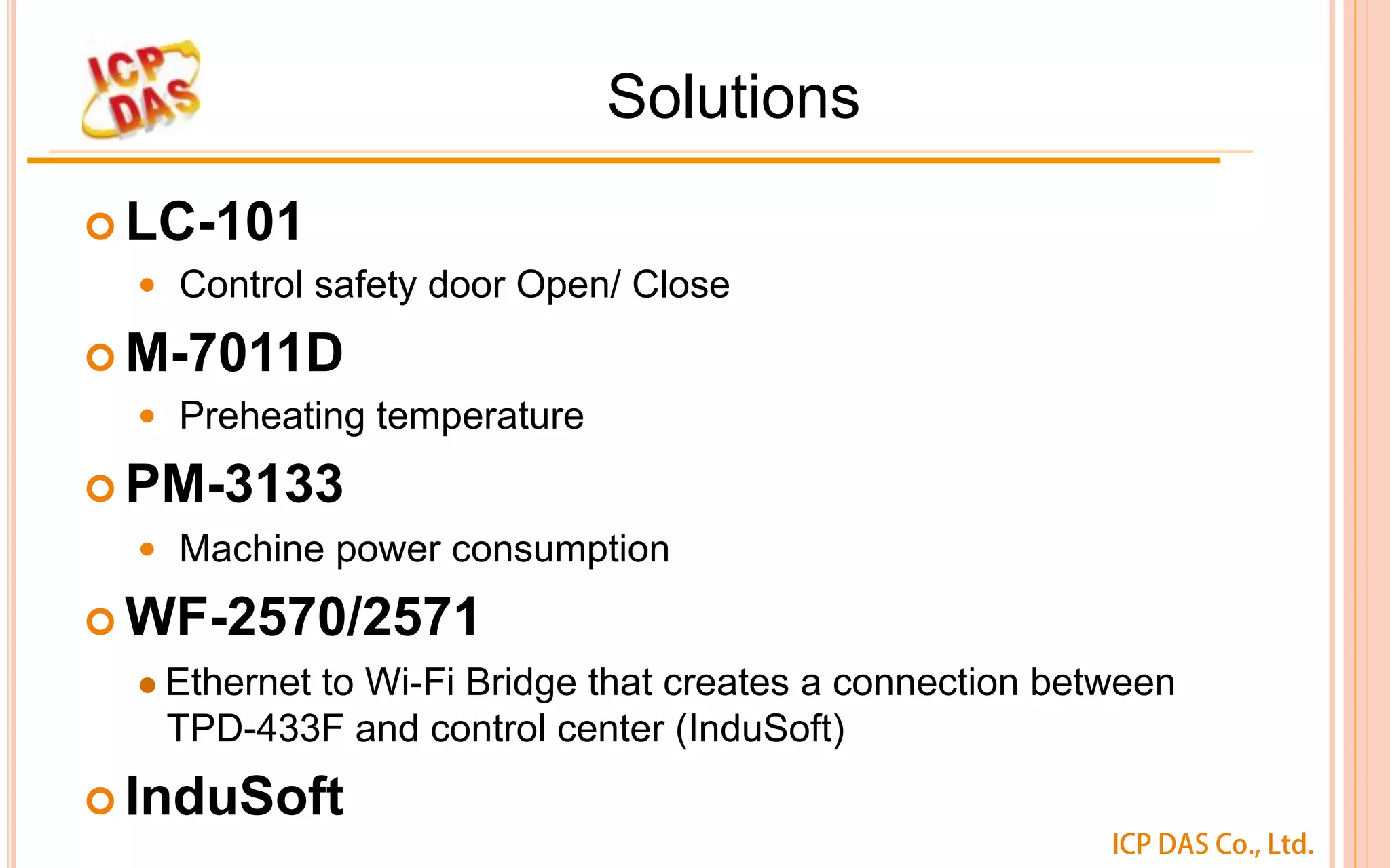 ICPDAS - plastic injection machine monitoring system | PDF