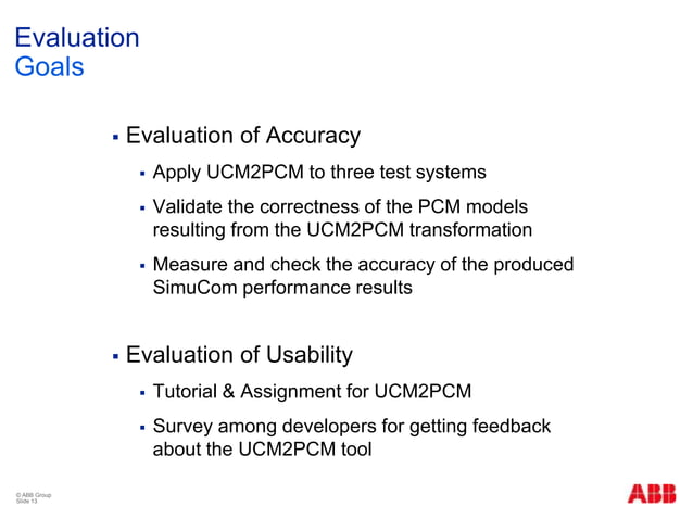 Rapid Performance Modeling By Transforming Use Case Maps To Palladio Component Models Ppt