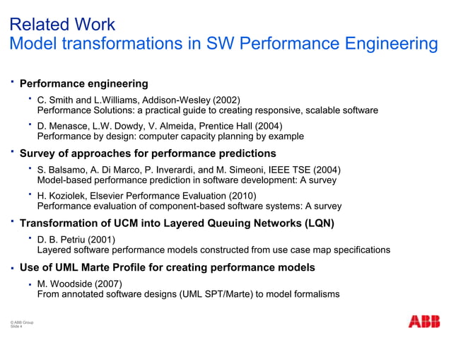 Rapid Performance Modeling by transforming Use Case Maps to Palladio Component Models | PPT