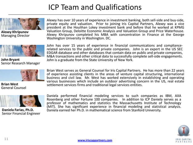 ICP General Presentation | PDF