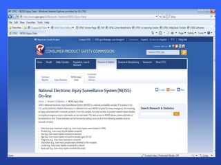 NEISS - National Electronic Injury Surveillance System | PPTX