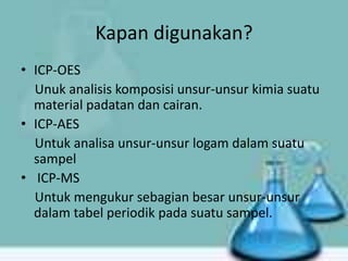 Icp (inductively couple plasma) | PPTX