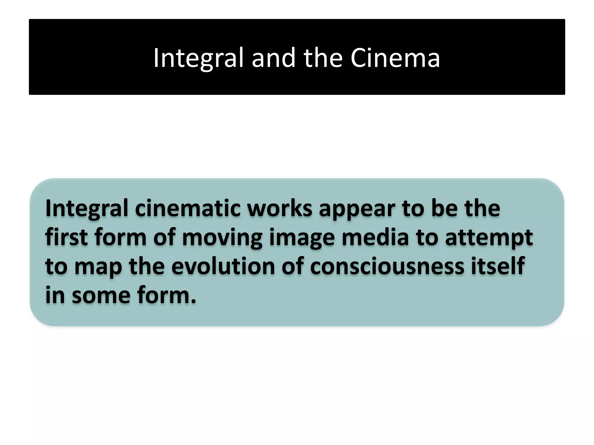 Integral Goes to the Movies | PPSX