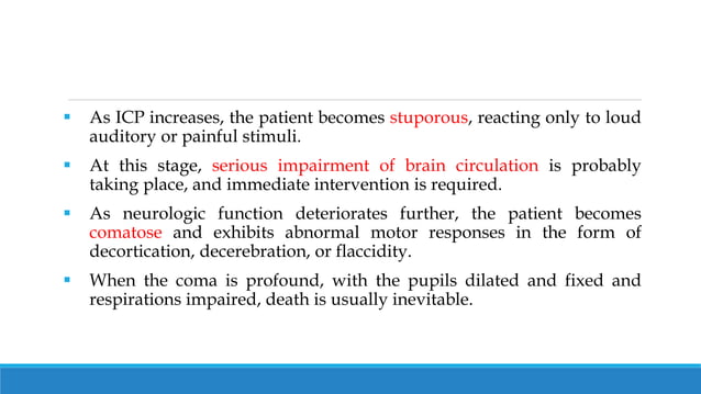 ICP management.pptx | Heart and Cardiovascular Diseases | Diseases and ...