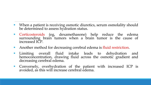 ICP management.pptx | Heart and Cardiovascular Diseases | Diseases and ...