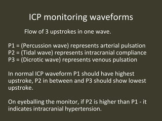 Icp monitoring &brainherniation | PPTX