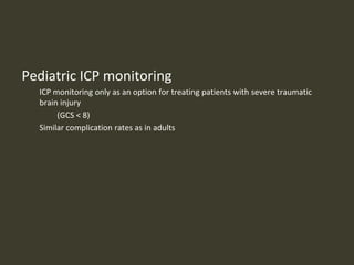 Icp monitoring &brainherniation | PPTX