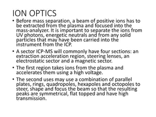 inductively coupled mass spectrometer | PPTX