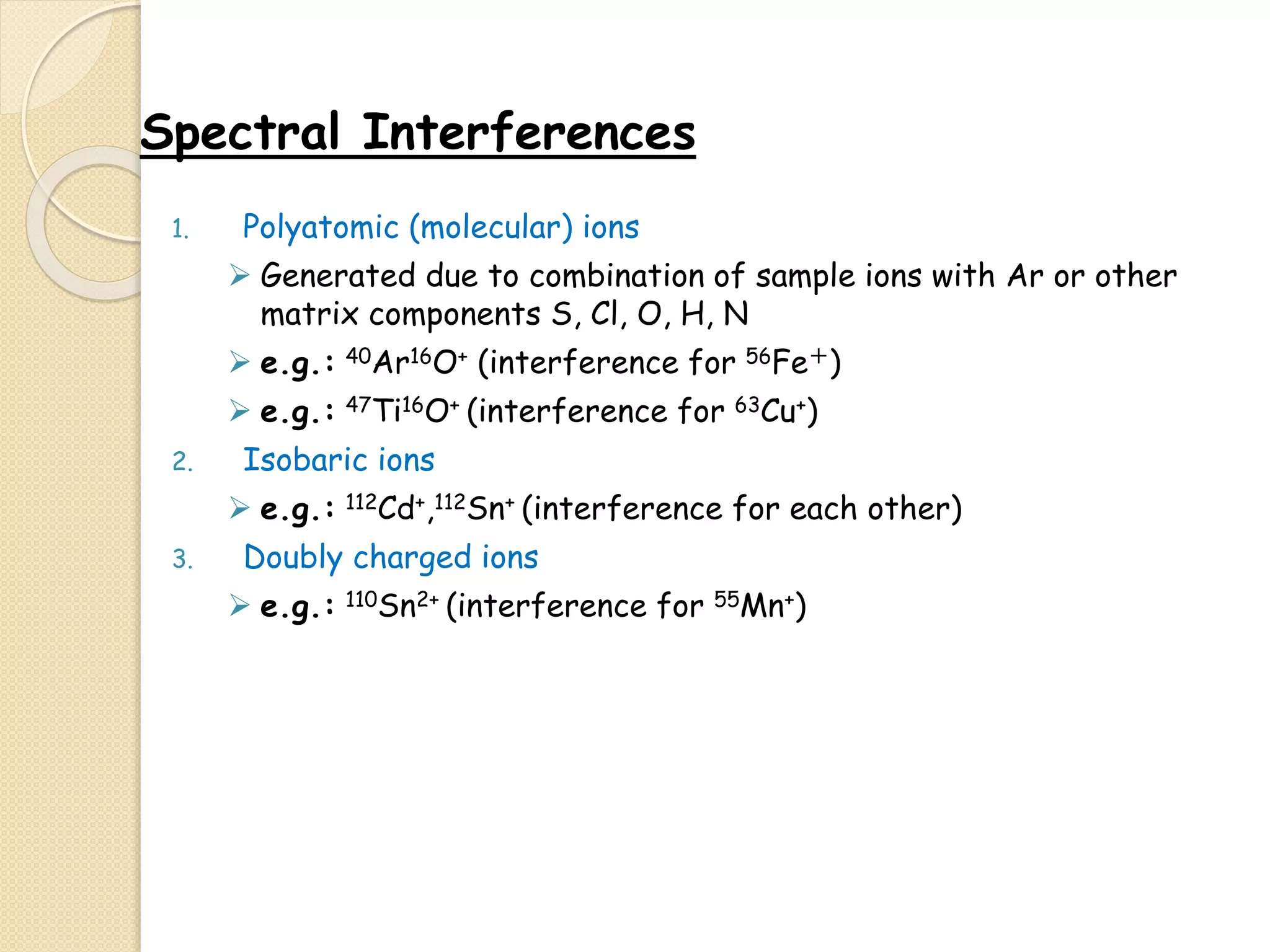 Icpms basics and instrumentation | PPTX