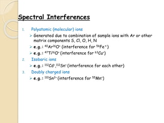 Icpms basics and instrumentation | PPTX
