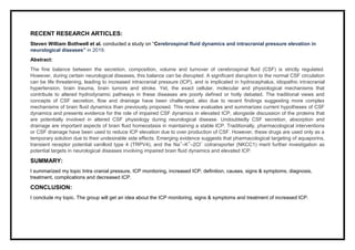 lessonplan on intra cranial presure(icp) | PDF