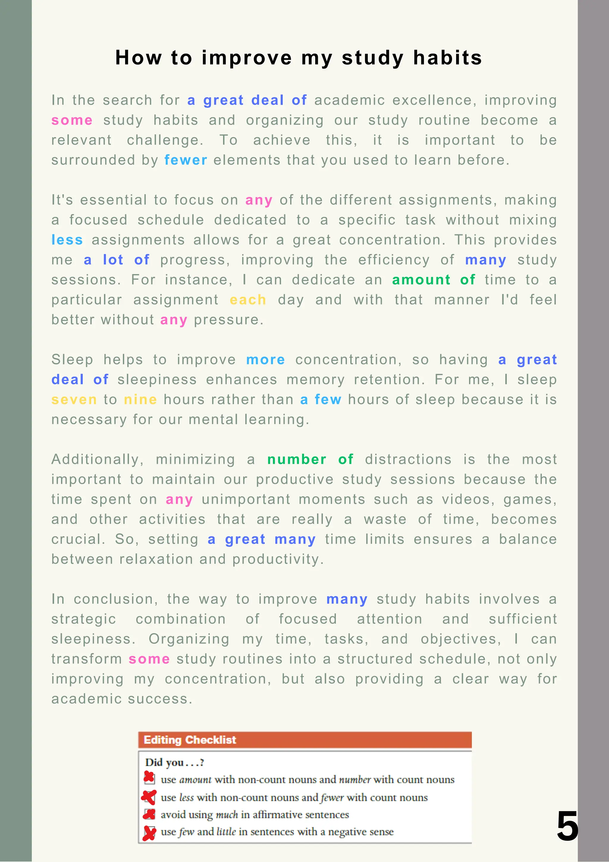 Icpna portfolio advance five about grammar | PDF